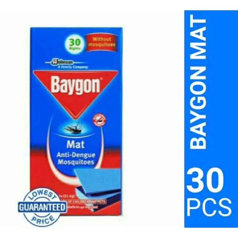 Baygon 30pcs Refill Mats for Anti – Dengue | Shopee Philippines