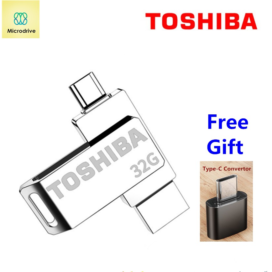 (COD) 2 In 1 OTG Metal 32GB USB 2.0 Micro USB Dual USB Flash Memory ...