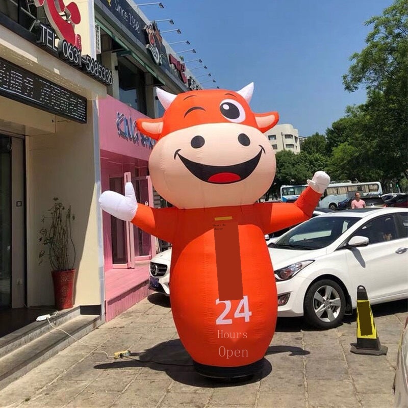 Inflatable beckoning cartoon dancing swing welcome doll mascot custom ...