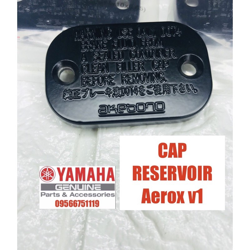 CAP RESERVOIR / Brake fluid cap cover AEROX V1 v2 100% YAMAHA GENUINE ...