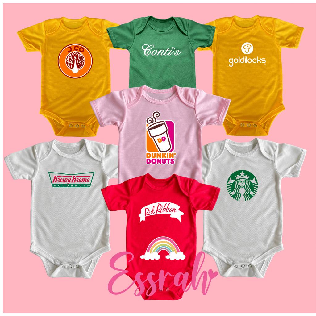 Fast food logo 2 ( baby onesie customized onesie ) | Shopee Philippines