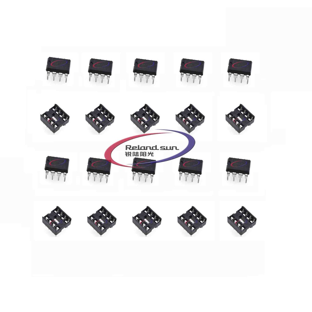 20pcs , (10 each) NE555 IC 555 & 8 Pin DIP Sockets | Shopee Philippines