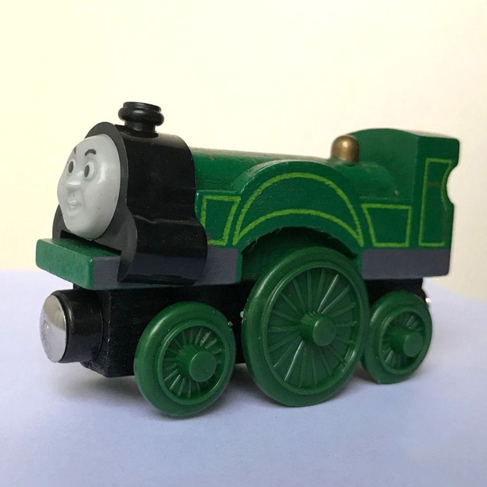 AVALENTINE Child Toys Wooden Douglas Wood Train Model Thomas Trains ...