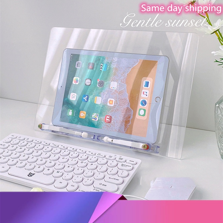 Clear Acrylic Tablet Desktop Stand For iPad 12.9inch With Bag ...
