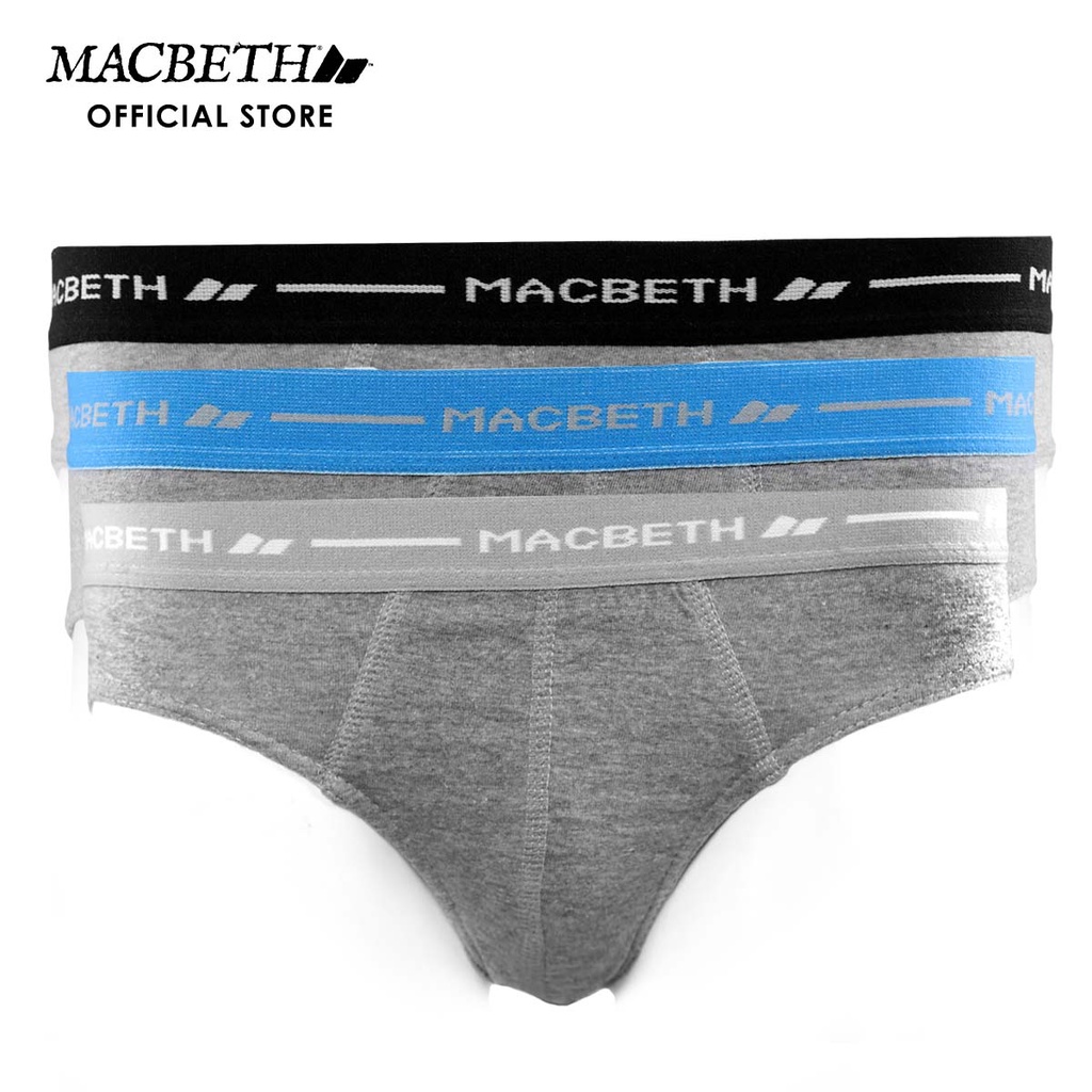 Macbeth Men's Underwear - Hipster Brief 3 in 1 Pack ( M00P ) | Shopee ...
