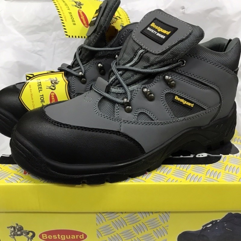 Bestguard Safety Gray Shoes | Shopee Philippines