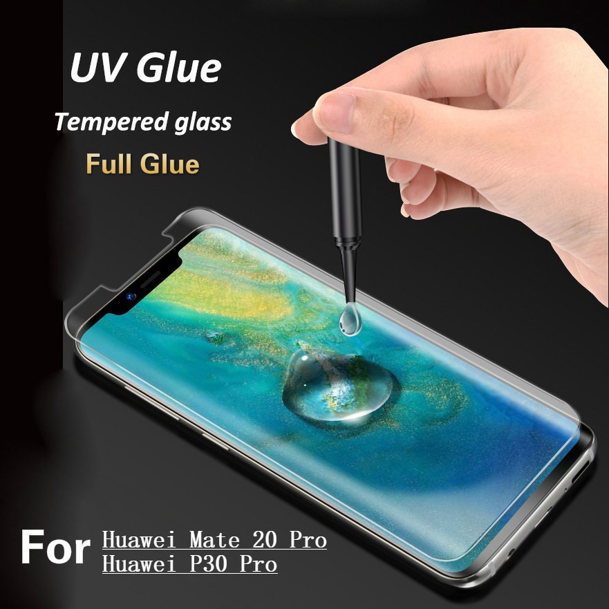 UV Light Tempered Glass For Huawei P30 Pro P40 Pro Plus P50 Pro P60 Pro / Mate 20 Pro 30 Pro 40 ...