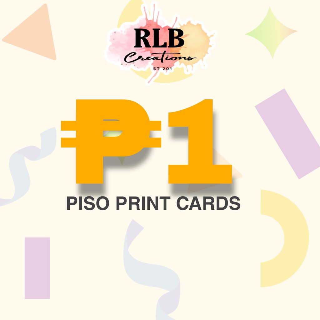 Piso Print : Card / Thank You Card / Picture Card / Etc. | Shopee ...