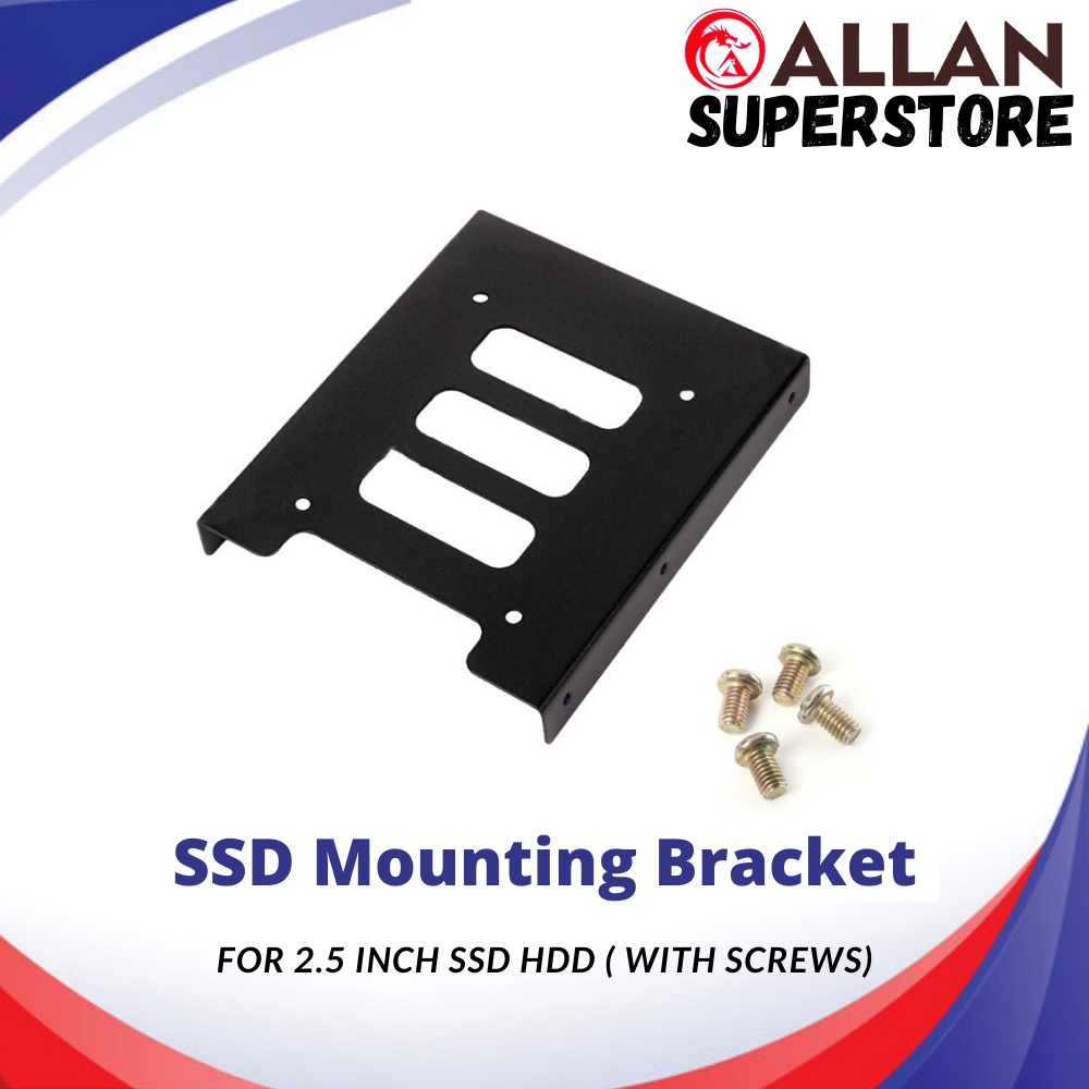 Allan Superstore SSD Hdd 2.5 Inch To 3.5 Mounting Adapter Bracket Dock ...