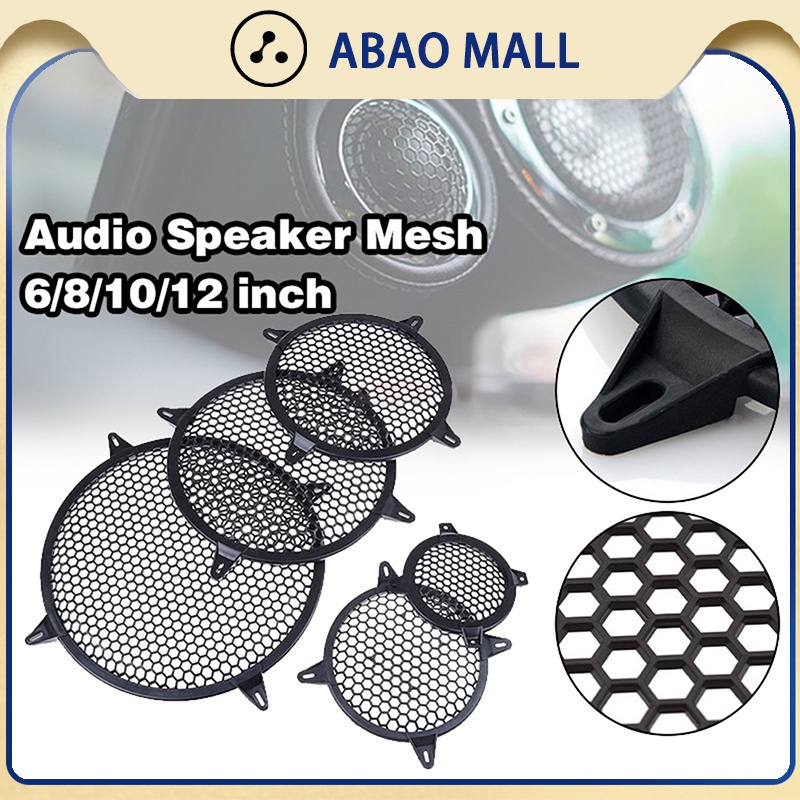 6/8/10/12inch Car Audio Speaker Mesh Cover Speaker Screen Mesh Cover ...