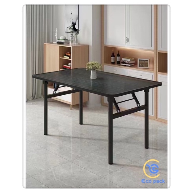 Foldable table desk dining desk 120*60 computer study desk ...