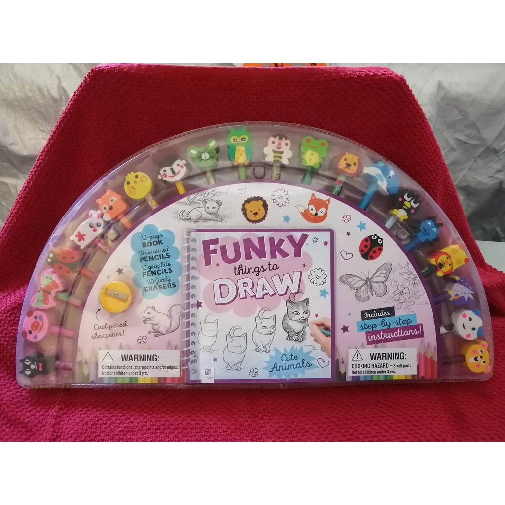 Funky Things to Draw (unused / school supplies) | Shopee Philippines