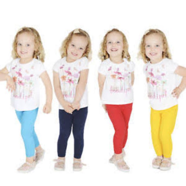 (COD) 3pcs Cotton Spandex Leggings for Kids (Prepacked) 4-6 yrs old ...