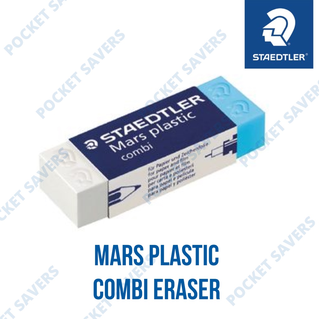 STAEDTLER Mars Plastic Combi Eraser (Premium Quality Combination ...