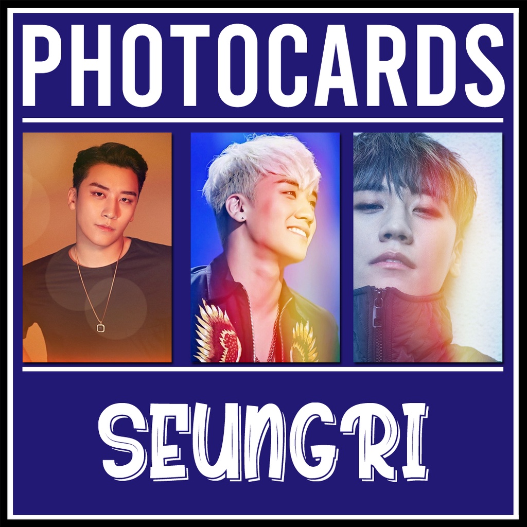 BIGBANG Seungri Photocards (400 gsm) | Shopee Philippines