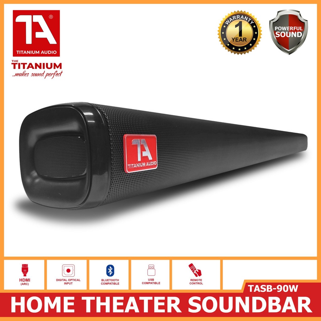 Titanium Sound bar TASB-90W 2.1CH Multimedia Soundbar / Titanium Audio ...