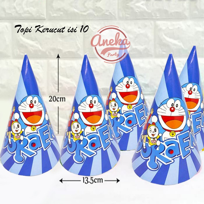Doraemon Birthday Hat/Character Party Hat/doraemon Cone Birthday Hat ...