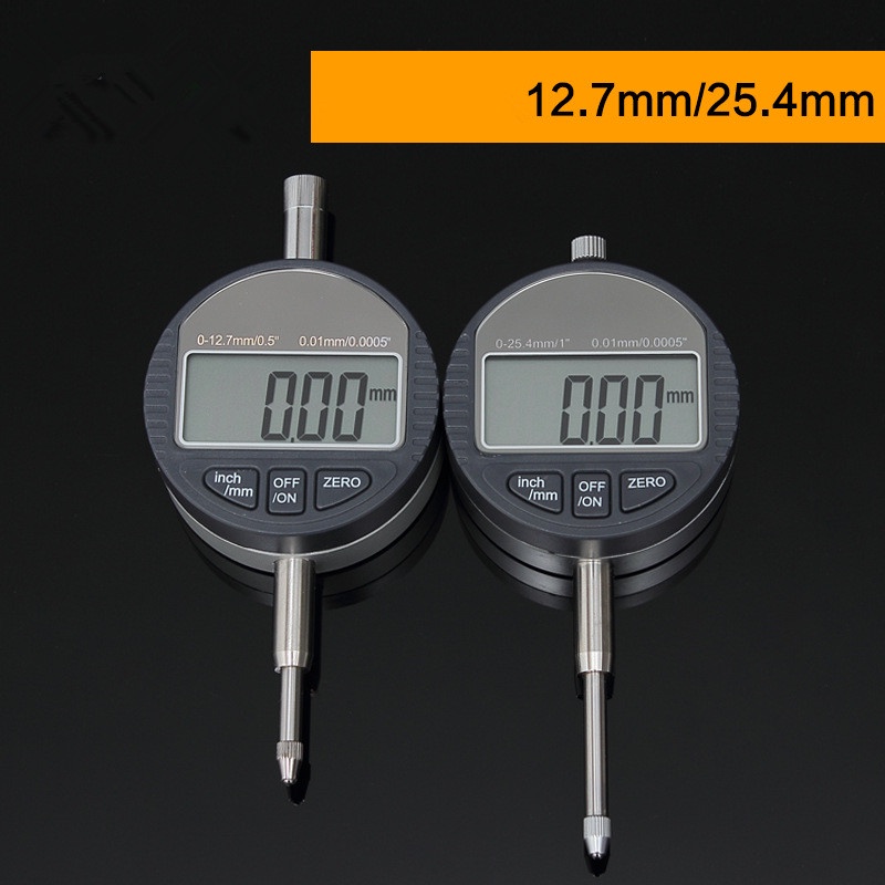 Digital Dial Indicator 0-12.7mm 0-25.4mm 0.01mm 0.001mm Electronic Dial ...