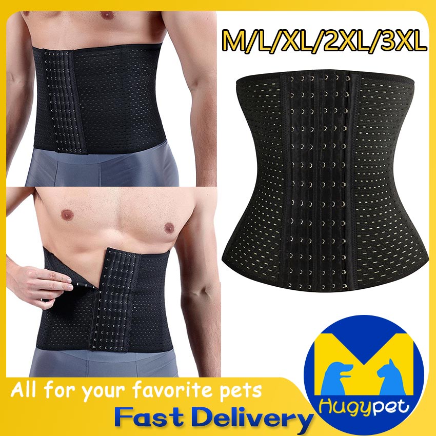 Man Shaper Male Waist Trainer Cincher Corset Male Body Modeling Belt Tummy Slimming Strap ...