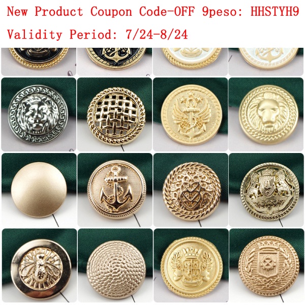 Metal Buttons Hand-sewn Buttons Suit Buttons Uniform Buttons ...