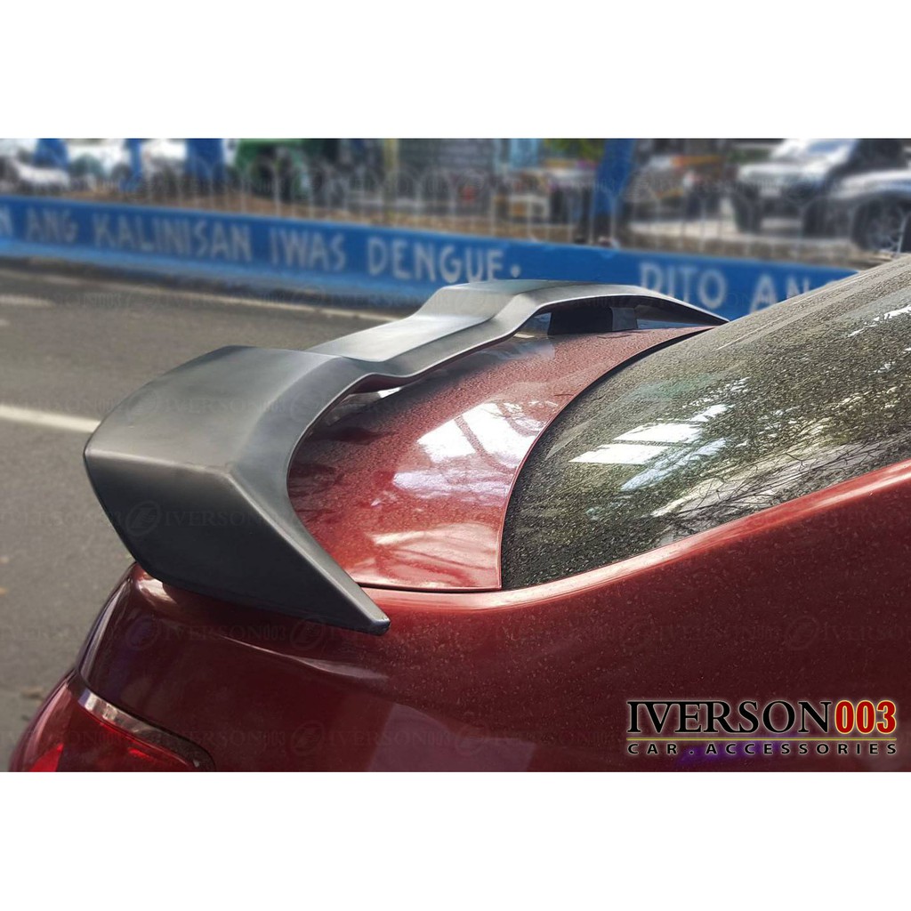 Modulo Spoiler with 3rd Brakelight for Toyota Vios 2014 to 2018 ...