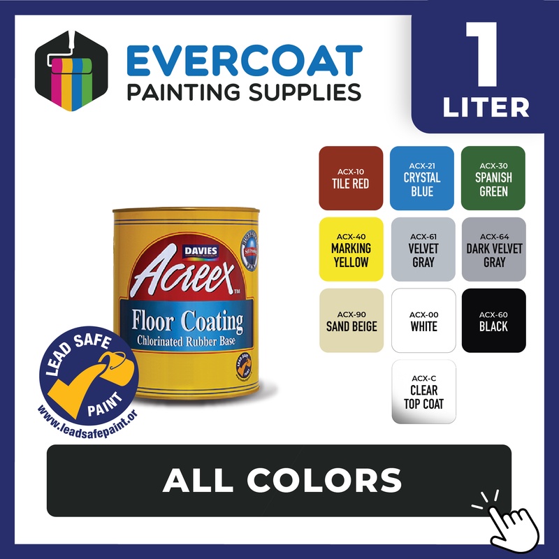 Davies Acreex Floor Coating CRB, Chlorinated Rubber Based, Flexible and ...