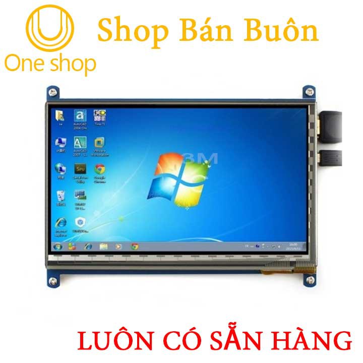 Raspberry 7Inch HD 800x480 Touch Screen (Includes HDMI Cable, USB Cable ...