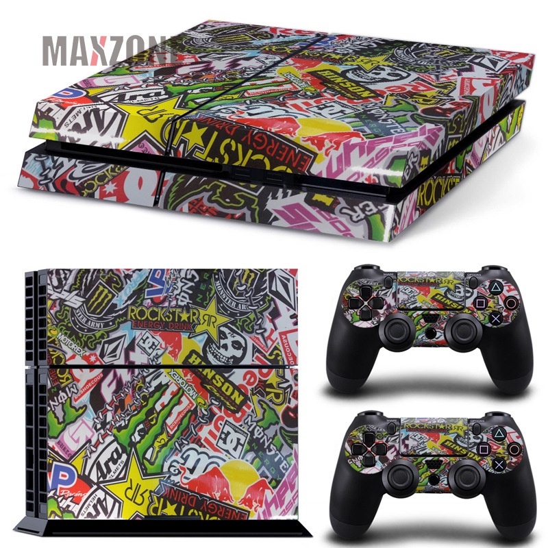 MAXZONE PS4 game console cartoon cute protective sticker film sticker ...