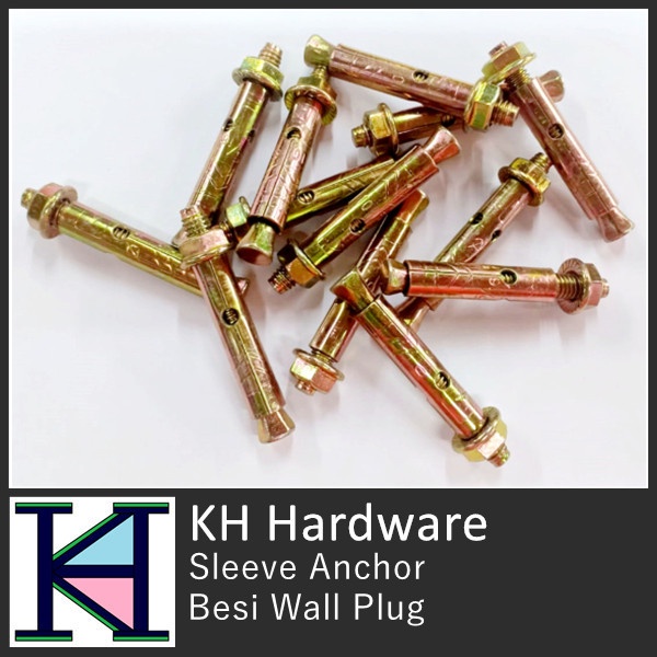KH Sleeve Anchor Wall Expansion Bolt Iron Plug / Wall Plug Besi / Wall ...