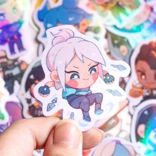 VALORANT Agent Vinyl Waterproof Stickers | Shopee Philippines