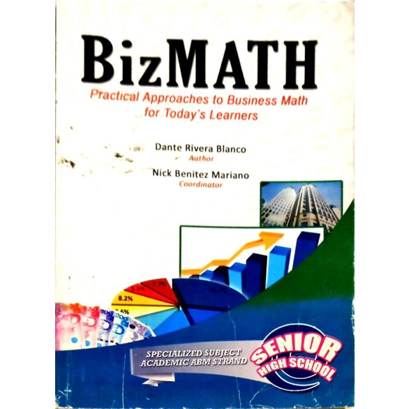 Biz Math Senior High School PRELOVED TEXTBOOK | Shopee Philippines