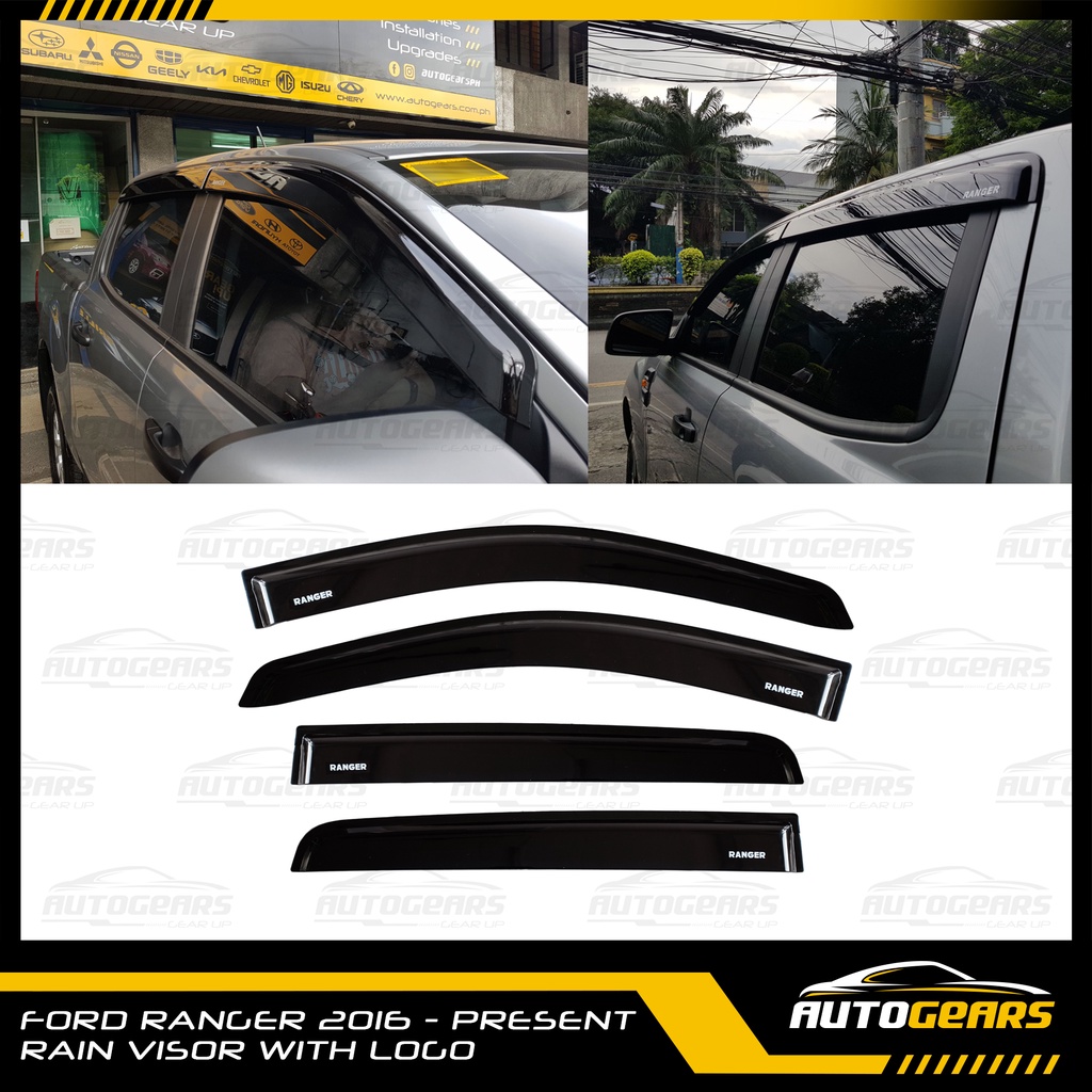 Ford Ranger T6 T7 T8 Wildtrak (2016 - 2022) Rain Visor | Shopee Philippines
