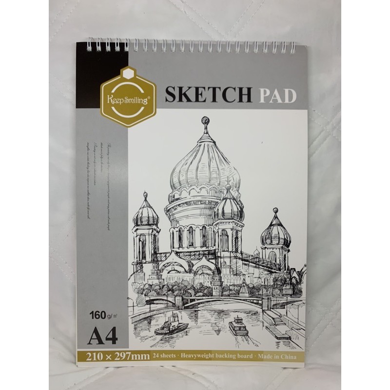 Sketch Pad Size:A4 (24 sheets) | Shopee Philippines