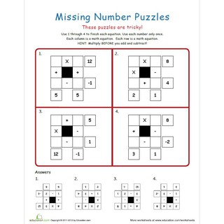 Grade 5 Math Worksheets/Workbooks: Number Puzzles | Shopee Philippines