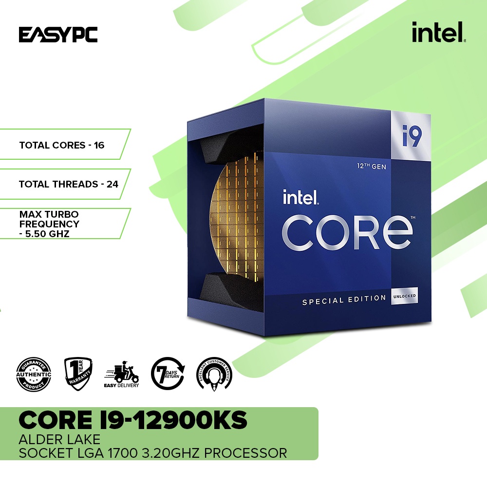 Easy PC | Intel Core i9-12900KS Alder Lake Socket LGA 1700 3.20GHz Processor | Shopee Philippines