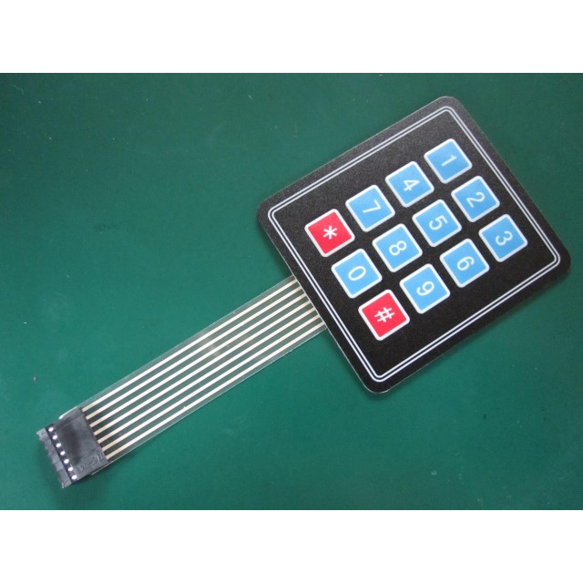 4x4 Matrix Array 16 Key Membrane Switch Keypad Keyboard | Shopee ...