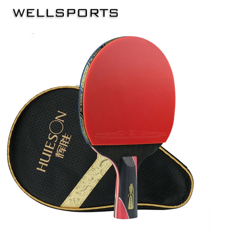 Huieson 5 Star Ping Pong Bat Racket Carbon9.8 Fiber Professional Table ...