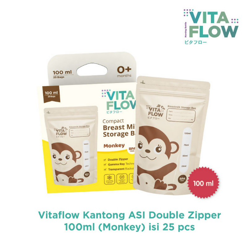 Vita Flow 100ml Breast Milk Bags | Shopee Philippines