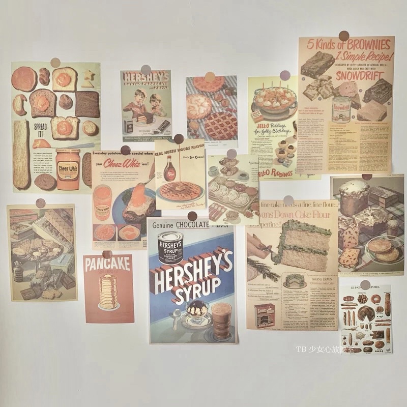 Vintage Retro Magazine Poster for Wall Paper Decoration | Shopee ...