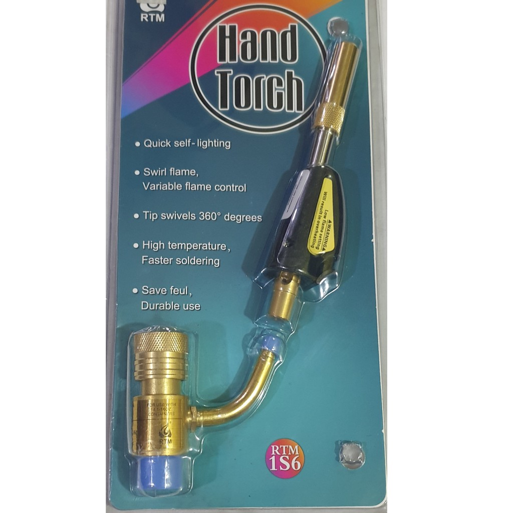 HAND TORCH FOR MAPP GAS RTM BRAND WITH Igniter | Shopee Philippines