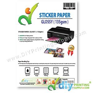 DIYPrintingSupply / Paper Consumables / Sticker Paper (20 sheets/pkt ...