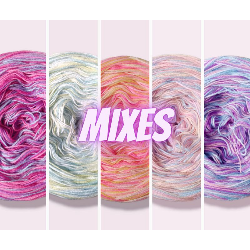 Soft Indophil Yarn 4PLY Mixes/ Multicoloured Yarn in 4ply (100g ...