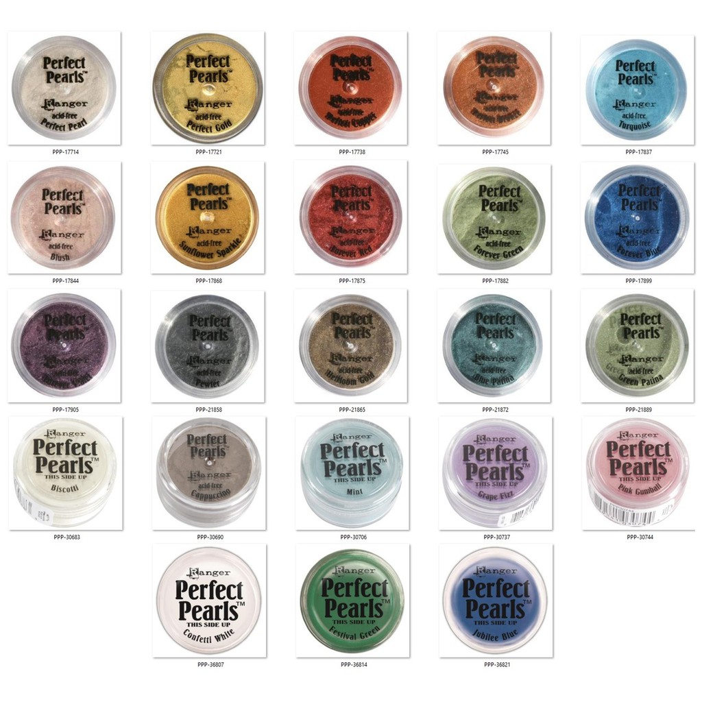Ranger Ink Perfect Pearls Pigment Powder(Choose Your Color) | Shopee ...