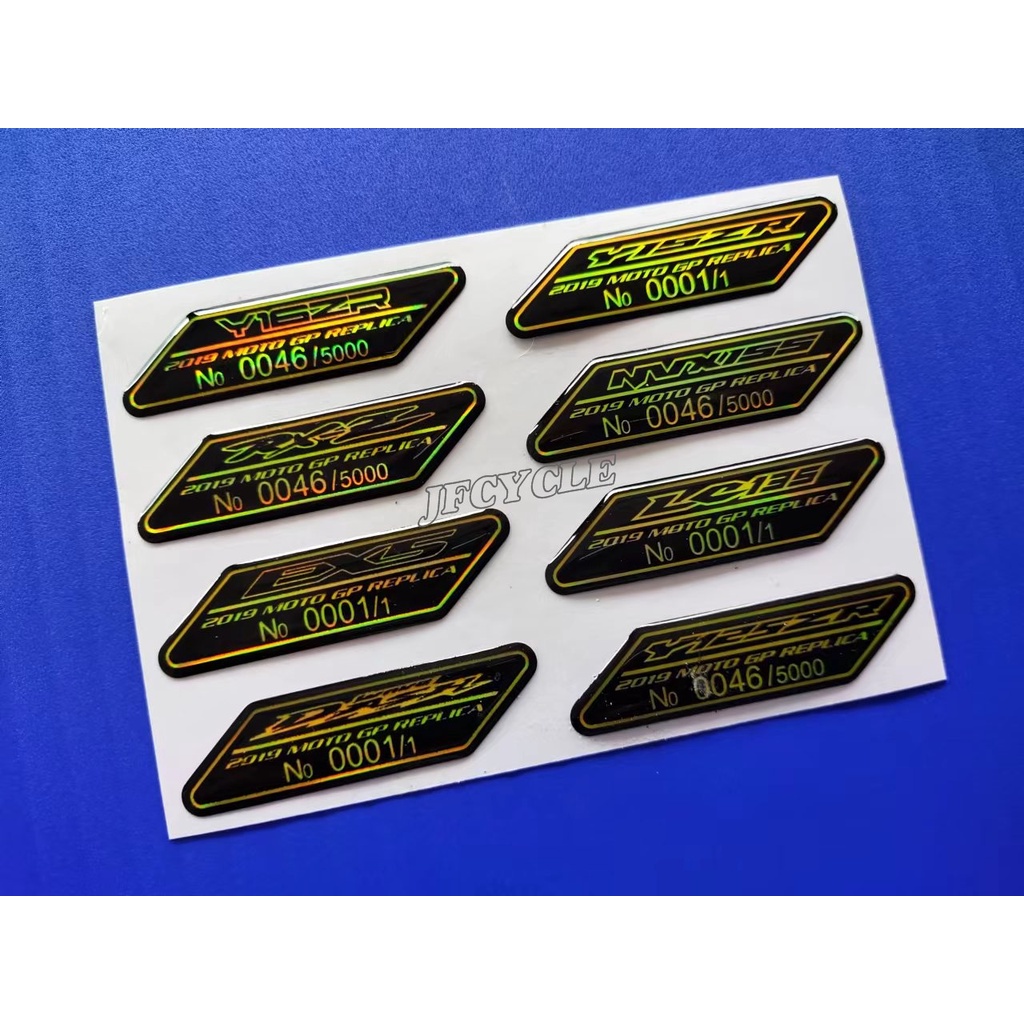 Sticker Emblem 125zr/Y15zr/Lc135/Nvx155/Rxz/Y16zr 2019 Motogp Replica ...