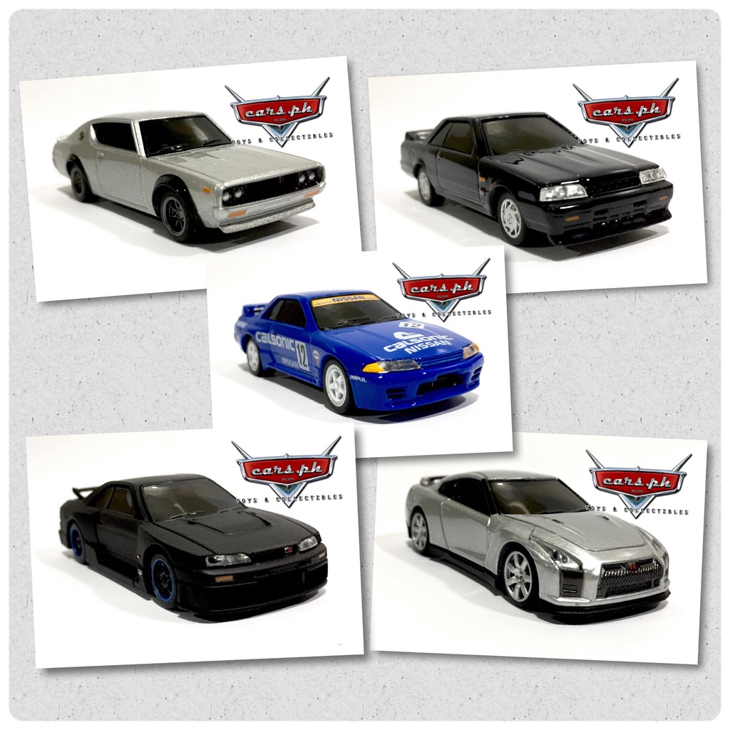 UCC Nissan Racing Spirit 1:64 Scale GT-R Collection Set (5pcs) | Shopee ...