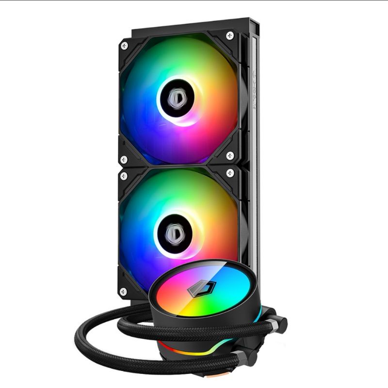 IDCooling Zoomflow 240XT V2/ 360XT Black/White /FrostFlow SNOW ARGB AIO CPU Liquid Cooler Id ...
