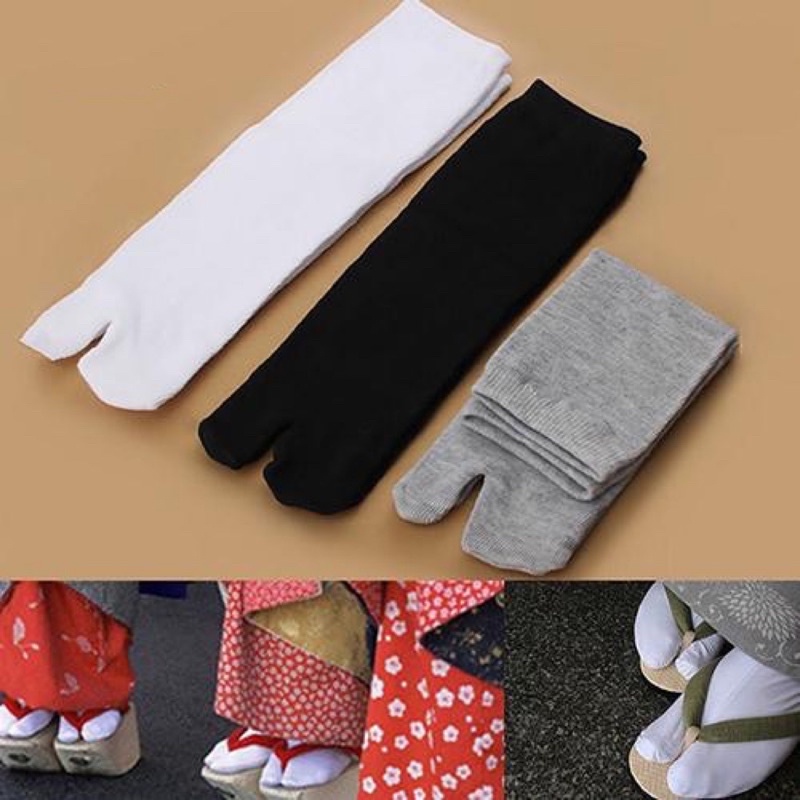 Japanese 1 Pair unisex men's and women's two-toed socks split-toed ...