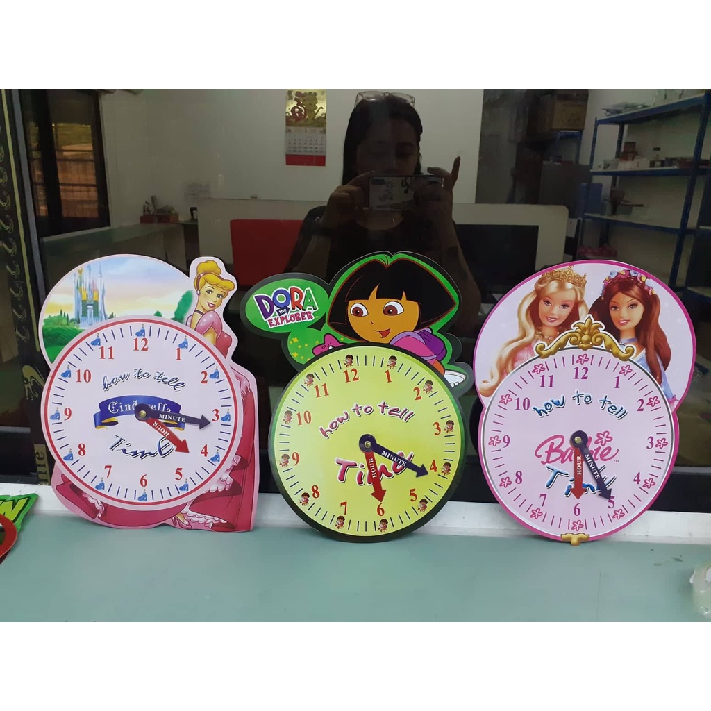Paper Clock for kids Assorted design | Shopee Philippines