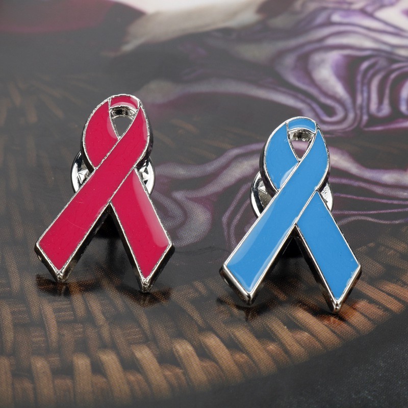 HIV AIDS symbol Red ribbon brooch badge World AIDS Day logo pin ...