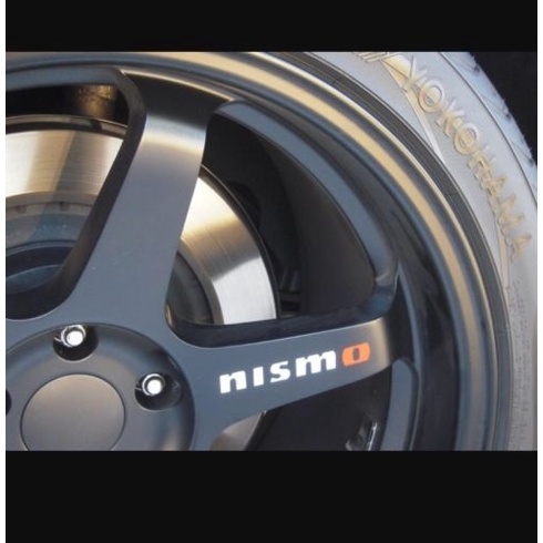 Nismo Rim Vinyl Decal Stickers Set Of 5 (Any Color) | Shopee Philippines